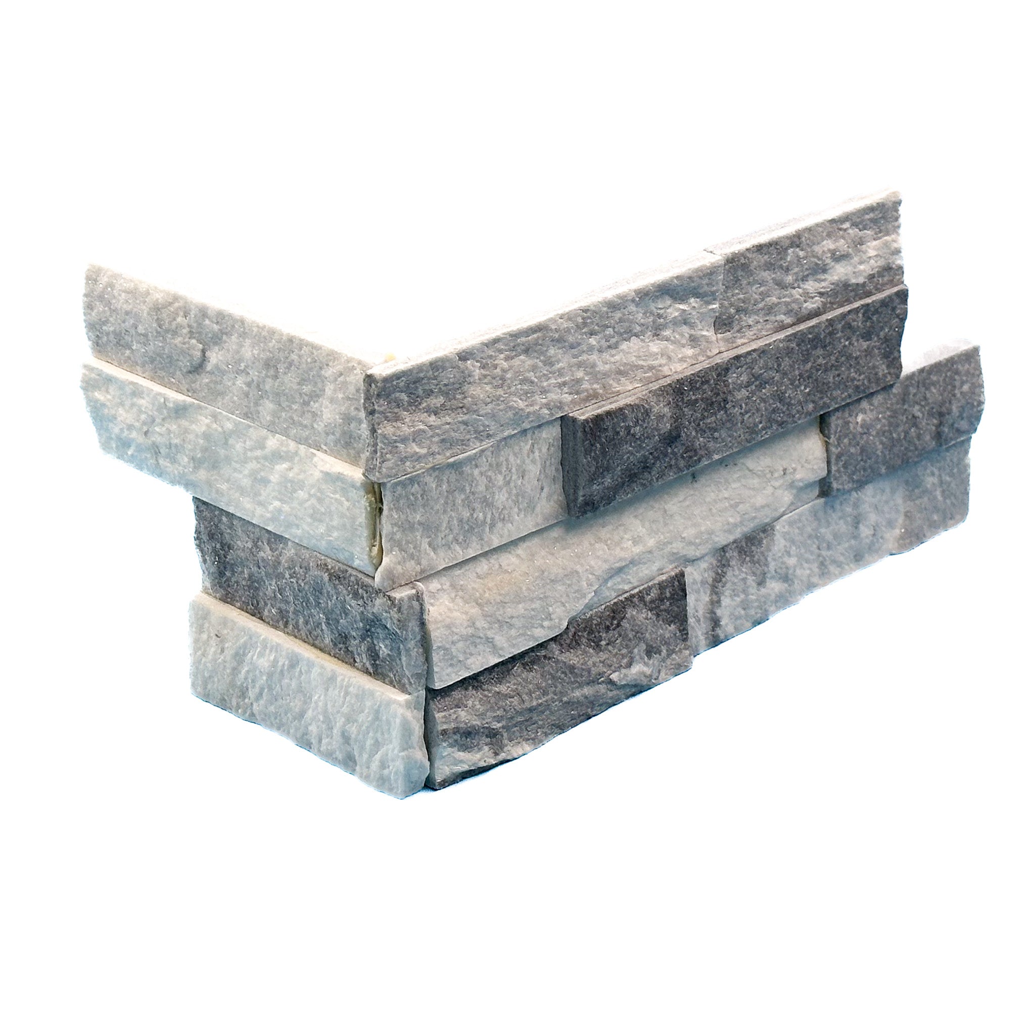 Alaska Gray Split face Corner Ledger Panel – BB Tile and Stone LLC