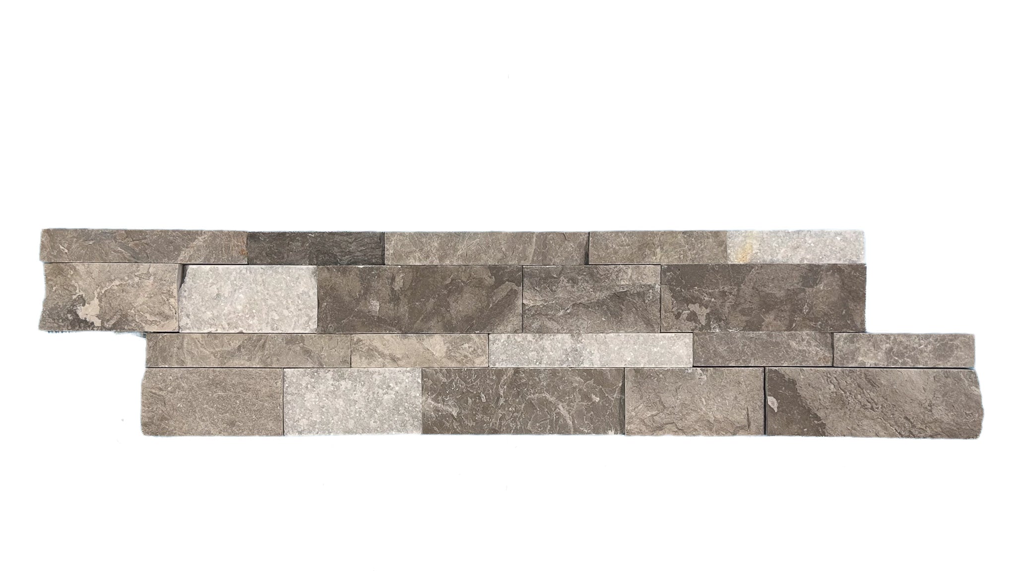 Atlantic Gray w/ White Split Face Ledger Panel – BB Tile and Stone LLC