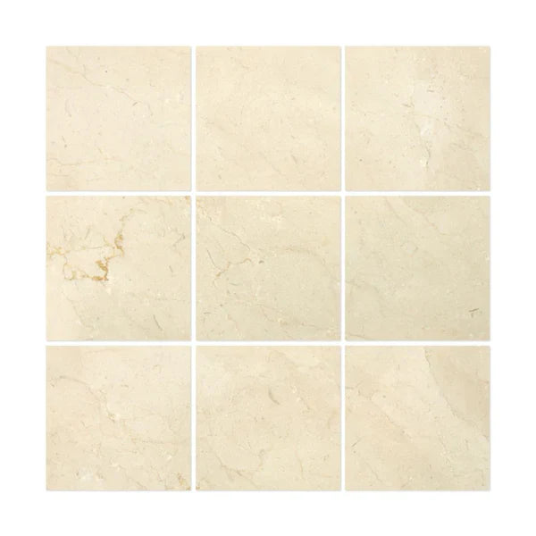 Crema Marfil 4x4 Tile – BB Tile and Stone LLC